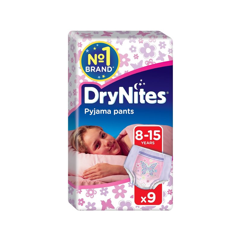 DryNites für Mädchen 8-15 Jahre (9 Stück), 8,55