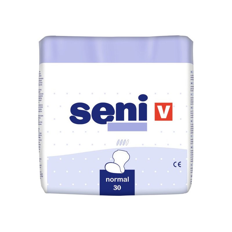 Seni V Normal - Vliesvorlage/Saugeinlage (30 Stk.), 7,35