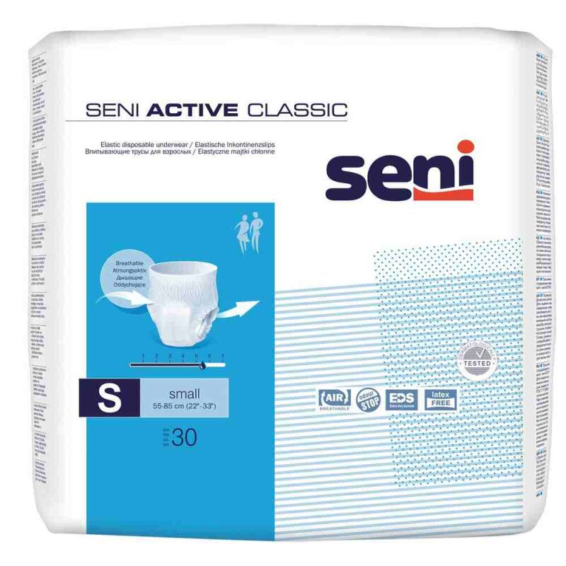 Seni Active Classic Pants Small (30 Stk) - ARDMED