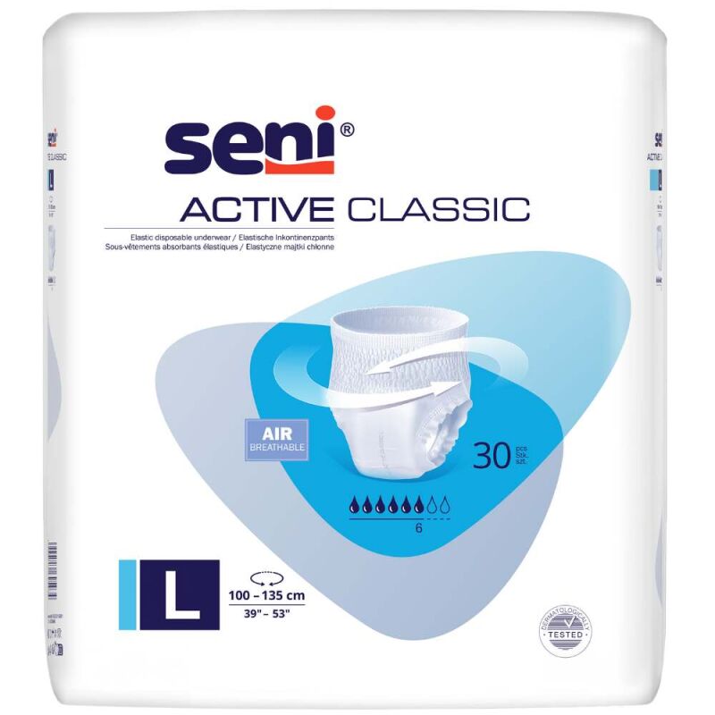 Seni Active Classic Pants Large (30 Stk) - ARDMED