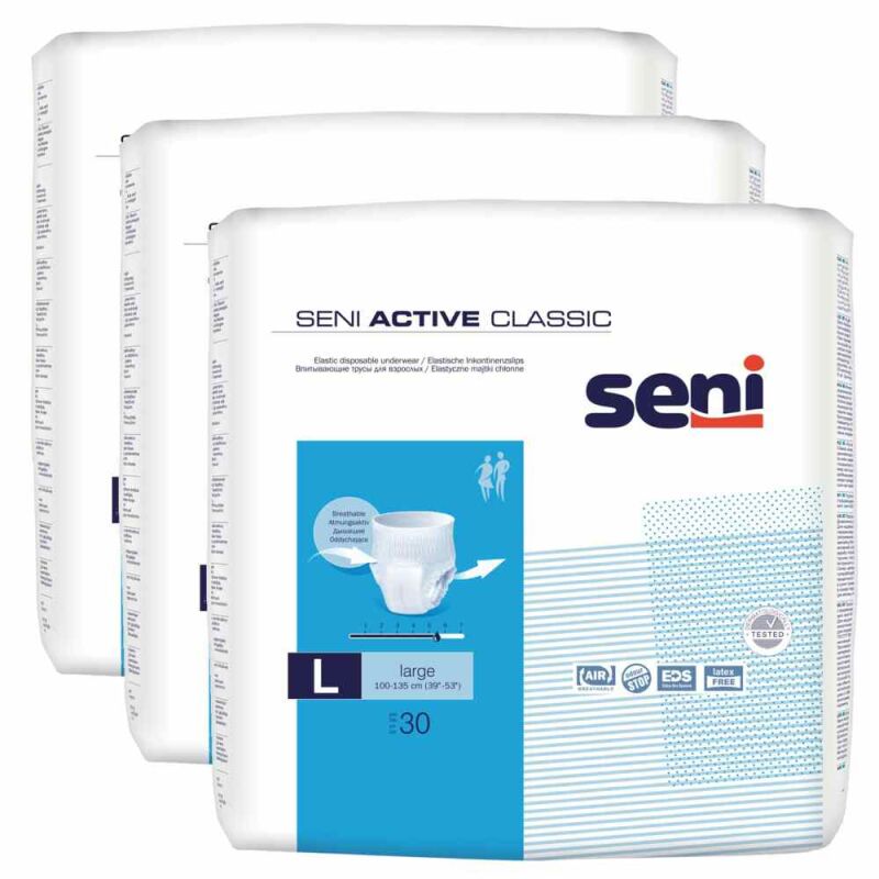 Seni Active Classic Pants Large (3x30 Stk) - ARDMED