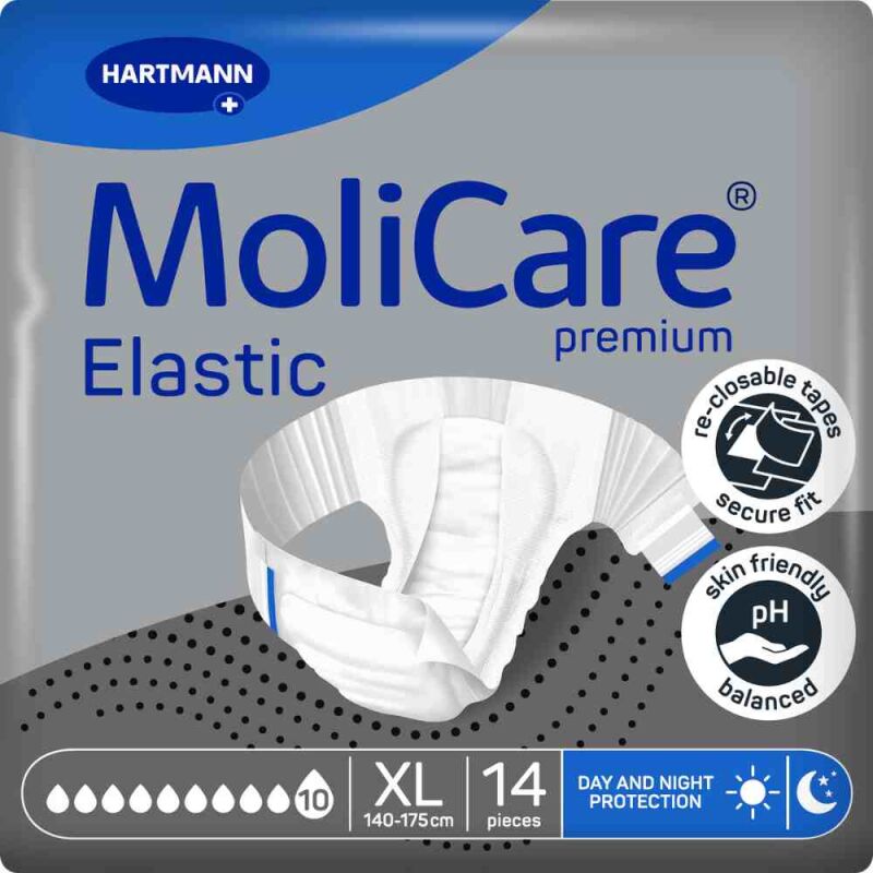 MoliCare Premium Elastic 10 Tropfen XL (14 Stk) - ARDMED