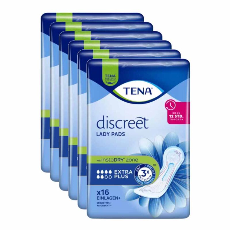 TENA Lady Discreet Extra Plus (6x16 Stk.), 35,70