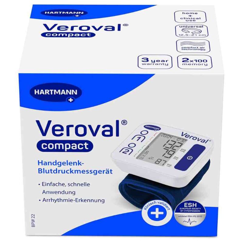 Veroval Compact Handgelenk Blutdruckmessgerät - ARDMED