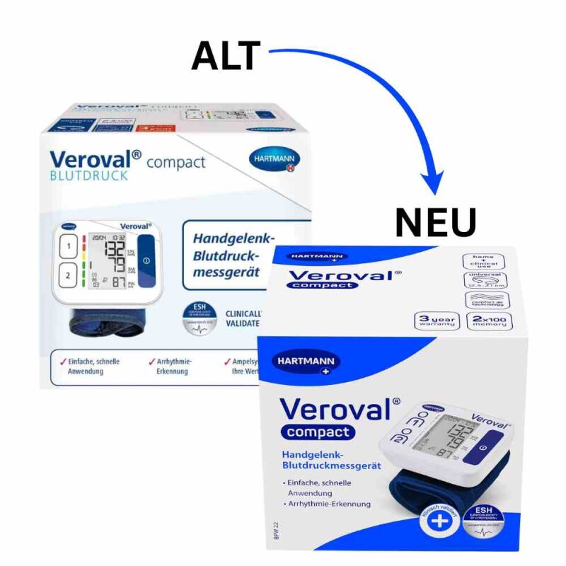 Veroval Compact Handgelenk Blutdruckmessgerät - ARDMED