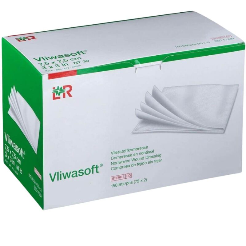 Vliwasoft Vlieskompressen 4-fach steril - ARDMED