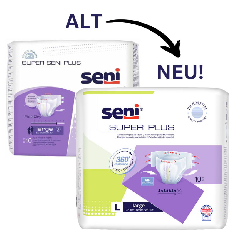Seni Super Plus Large, Gr. 3 (10 Stk) - ARDMED